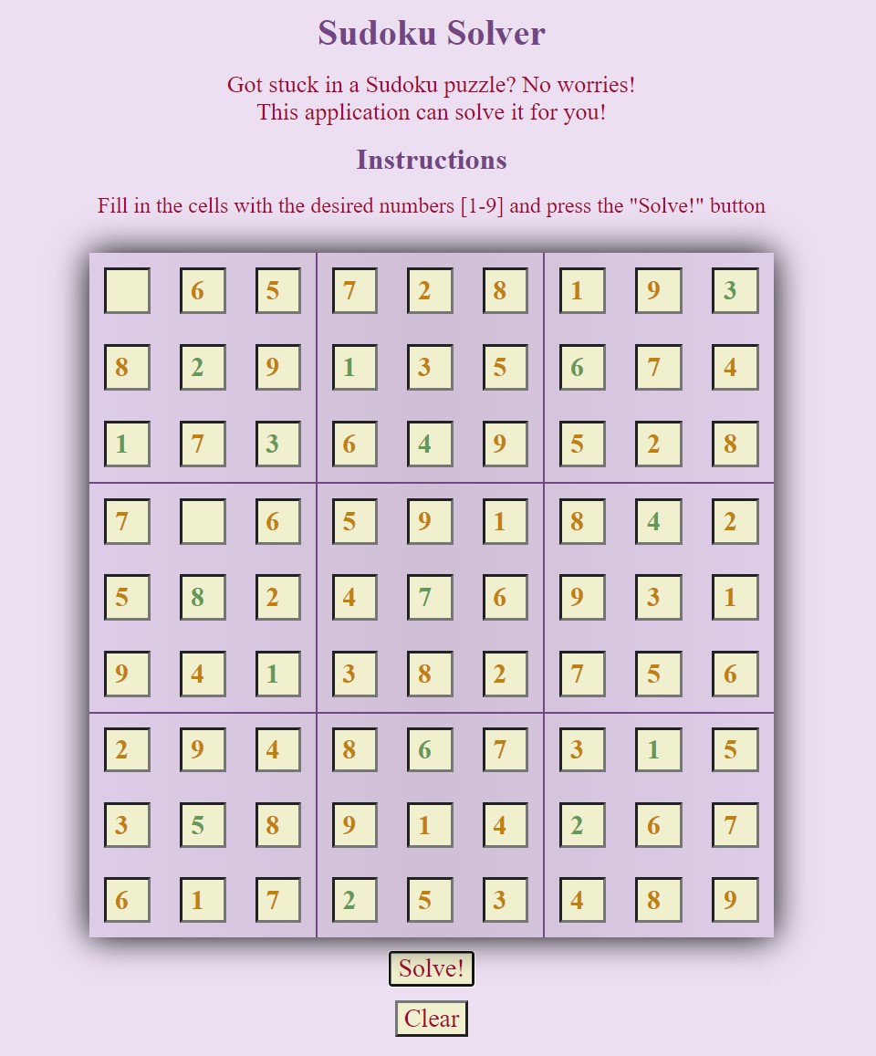 Sudoku Solver Coding Licks